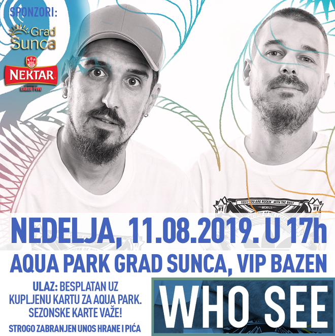 „Who see“ se u nedelju kupaju na Akva parku – očekuje vas odličan ...