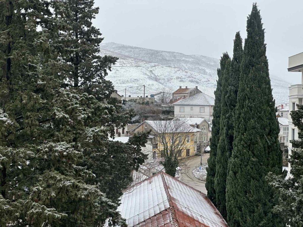 Sniježno jutro u Trebinju | Hercegovina Press